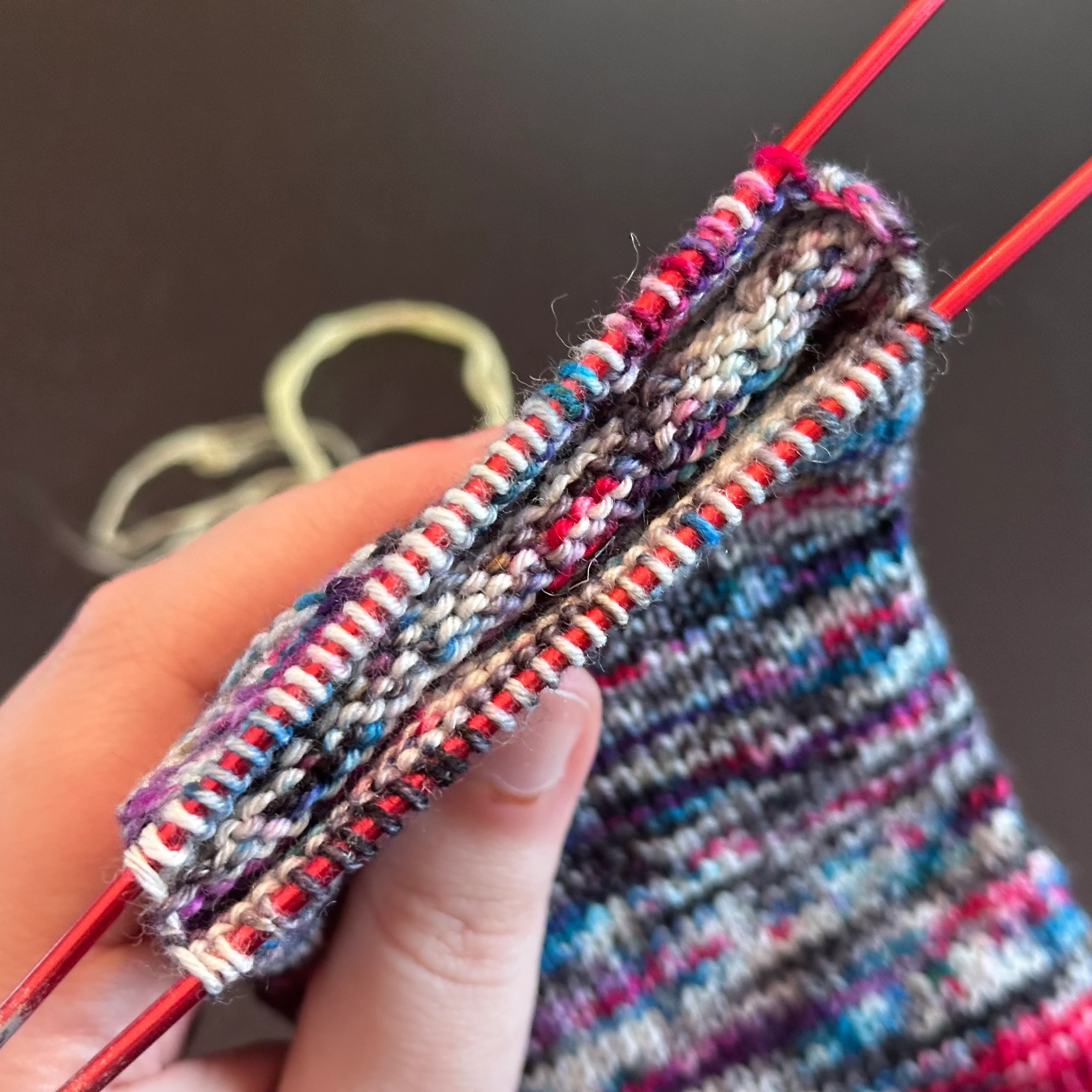 Picking Up An Afterthought Heel Video Tutorial from The Periwinkle Dragon